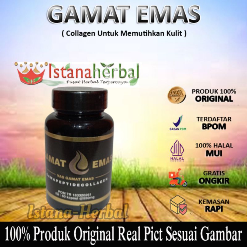 Jual Vas Gamat Emas Collagen Asli Herbal Original Obat Kecantikan Resmi ...