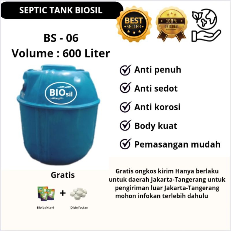 Jual Septic tank / bio septic tank 600 Liter | Shopee Indonesia
