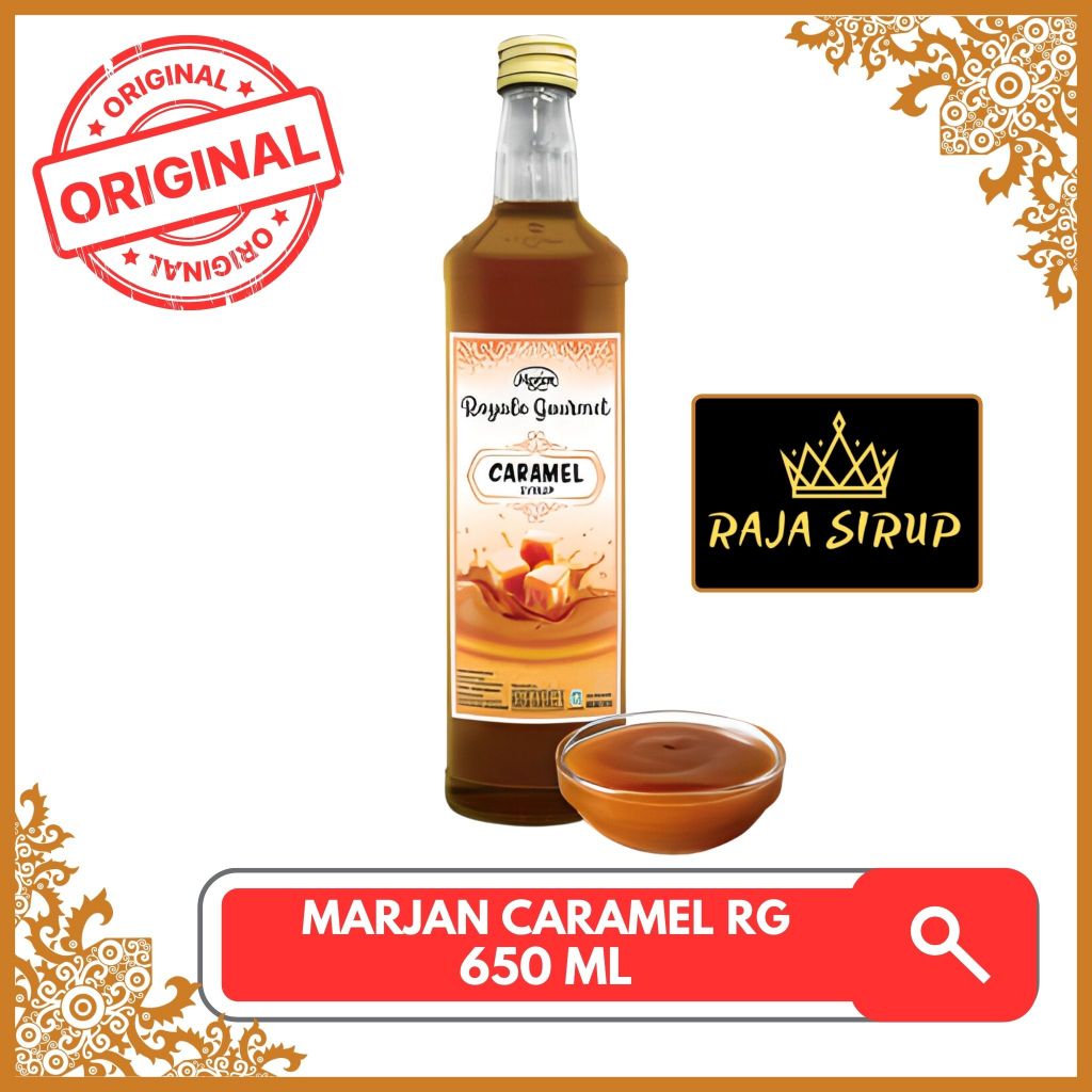 Jual Sirup Marjan Caramel Royale Gourmet 650ml | Shopee Indonesia