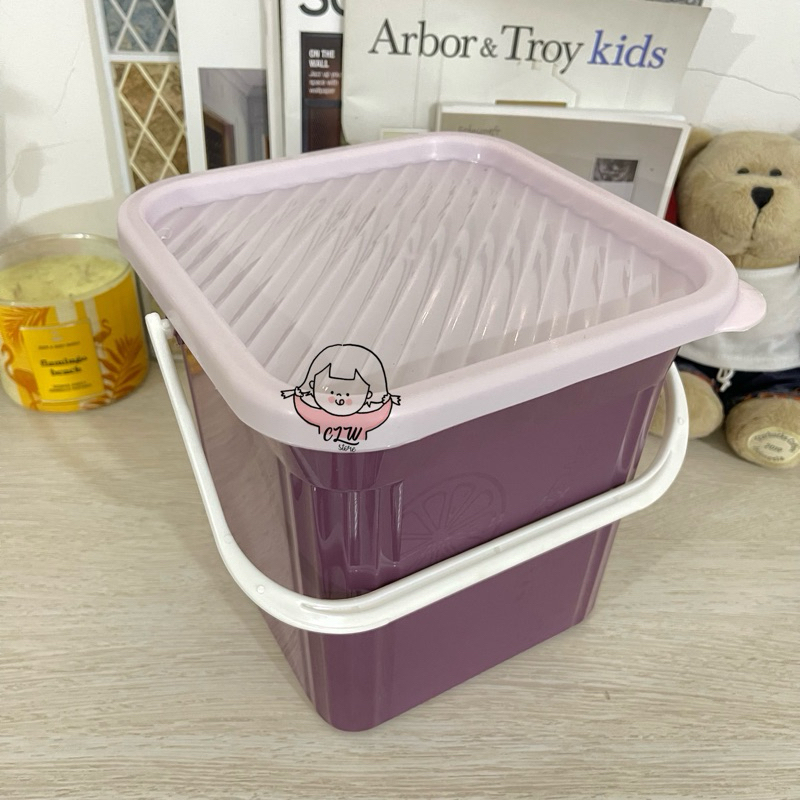 Jual Toples Persegi Handle 5 Liter / Toples Gagang Es Buah kerupuk ...