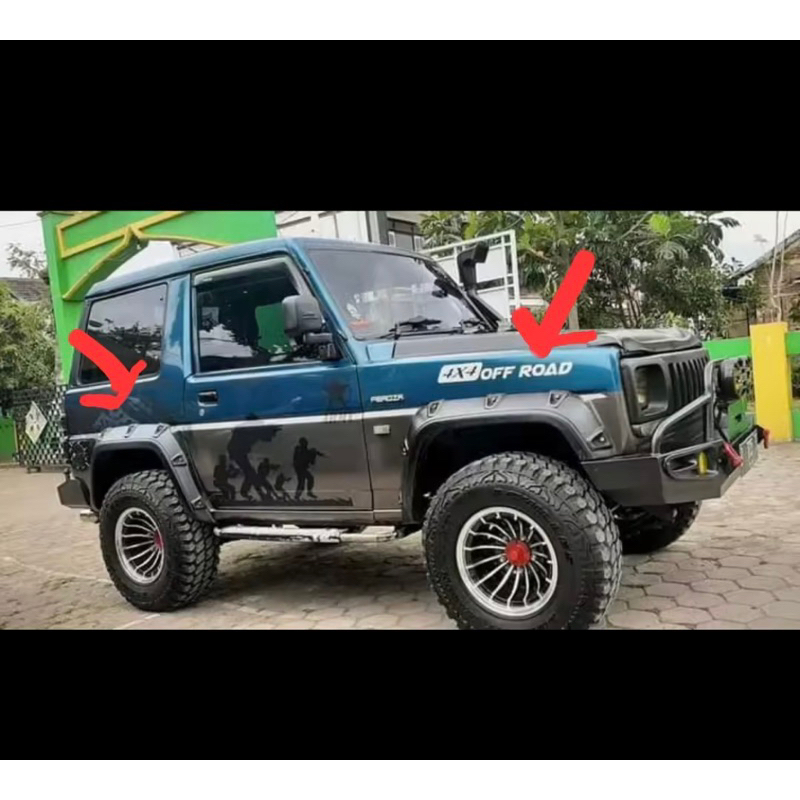 Jual 1Set Over Fender Feroza, Taft GT, Rocky, Hilline Model Monster ...