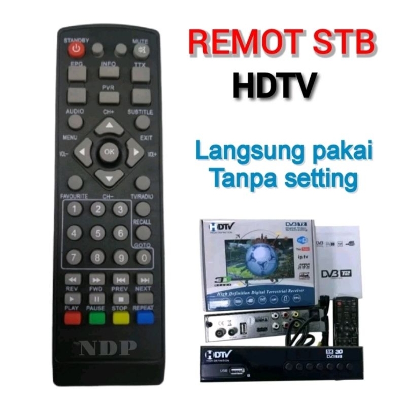 Jual REMOTE STB HDTV STANDAR ORI TANPA SETTING | Shopee Indonesia