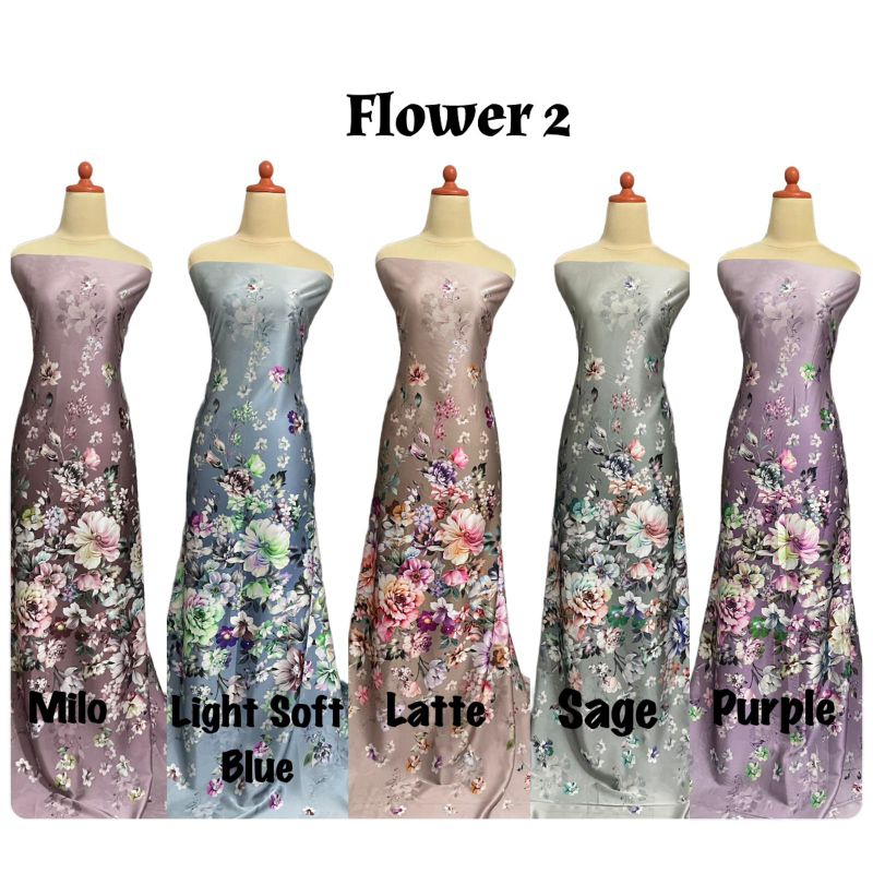 Jual bahan kain Armani gradasi motif/kain meteran/kain gamis seragam ...