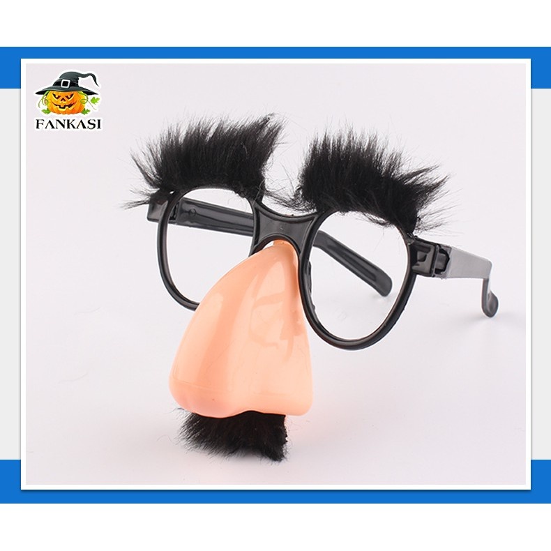Jual topeng hidung kumis kacamata funny glasses big nose | Shopee Indonesia