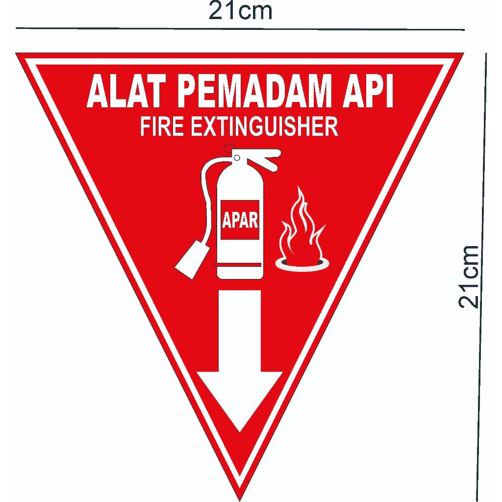 Jual STIKER APAR ALAT PEMADAM API RINGAN | Shopee Indonesia