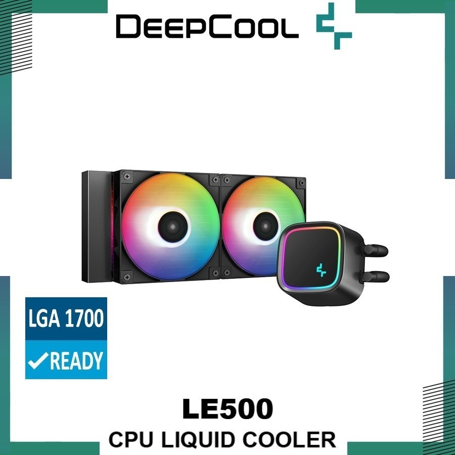Jual CPU Cooler - Deepcool LE500 6 Color LED Liquid Cooler AIO 240 ...