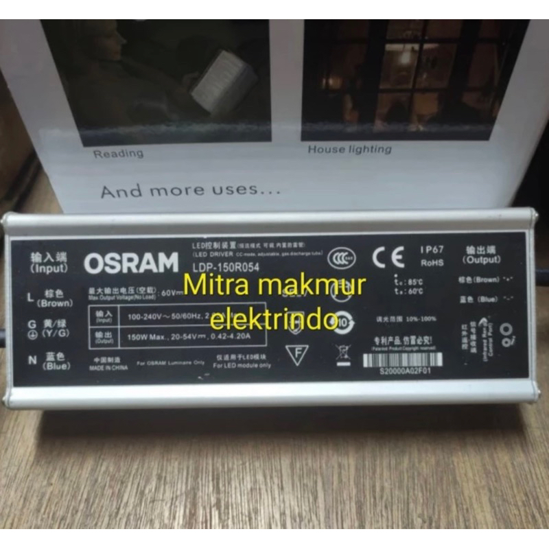 Jual led driver osram 150w / ballast pju 150w osram / driver pju osram ...