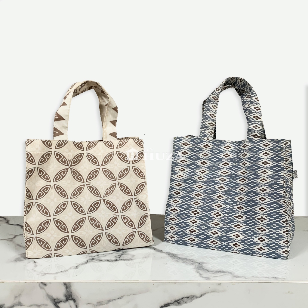 Jual Batik HUZA- Totebag Mini Totebag small size Totebag Batik Tas ...