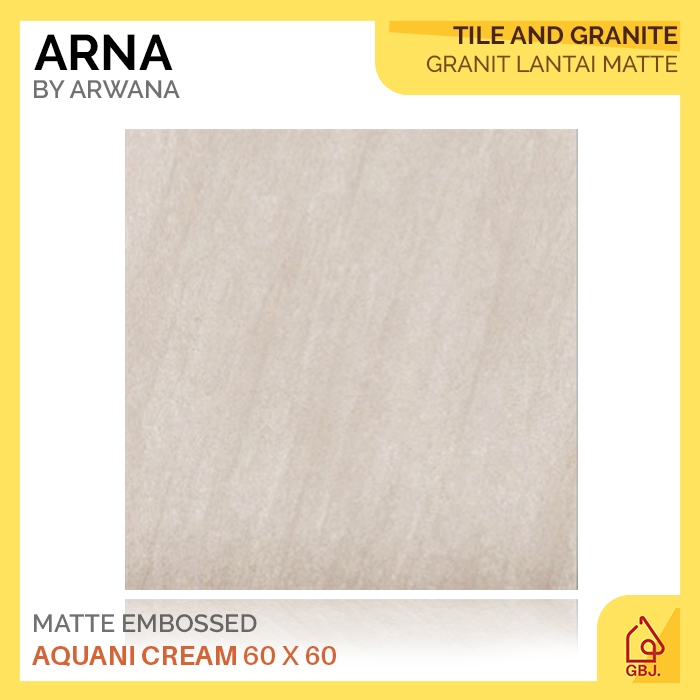 Jual GRANIT ARNA 60 X 60 AQUANI CREAM MATTE EMBOSSED / GRANITE TILE ...