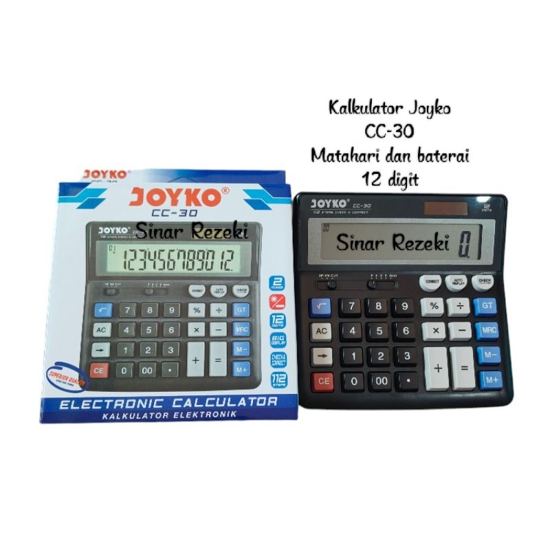 Jual 1 buah!!Kalkulator joyko CC-30/kalkulator/kalkulator CC-30 | Shopee Indonesia