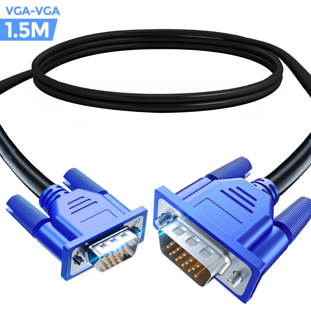 Jual Suksestech Cuci Gudang Kabel VGA Male To Male Untuk Menghubungkan Monitor Panjang 1,5m ...