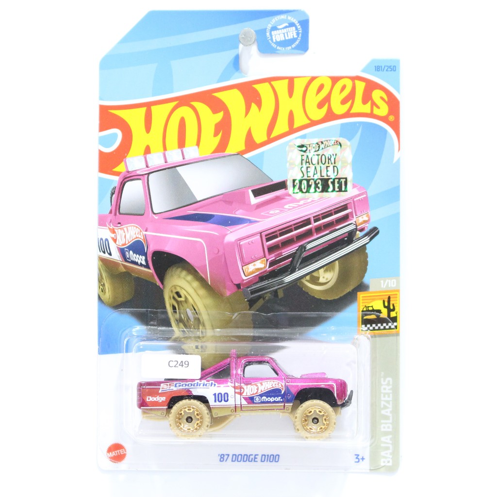Jual HOT WHEELS 87 DODGE D100 PINK FACTORY SEALED 2023 C249 | Shopee ...