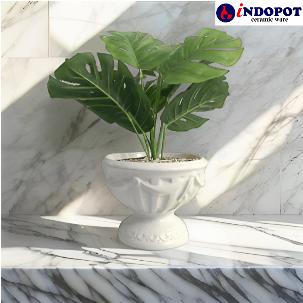 Jual Pot Bunga Keramik Unik Untuk Hiasan Di Rumah Berjenis Olympus ...