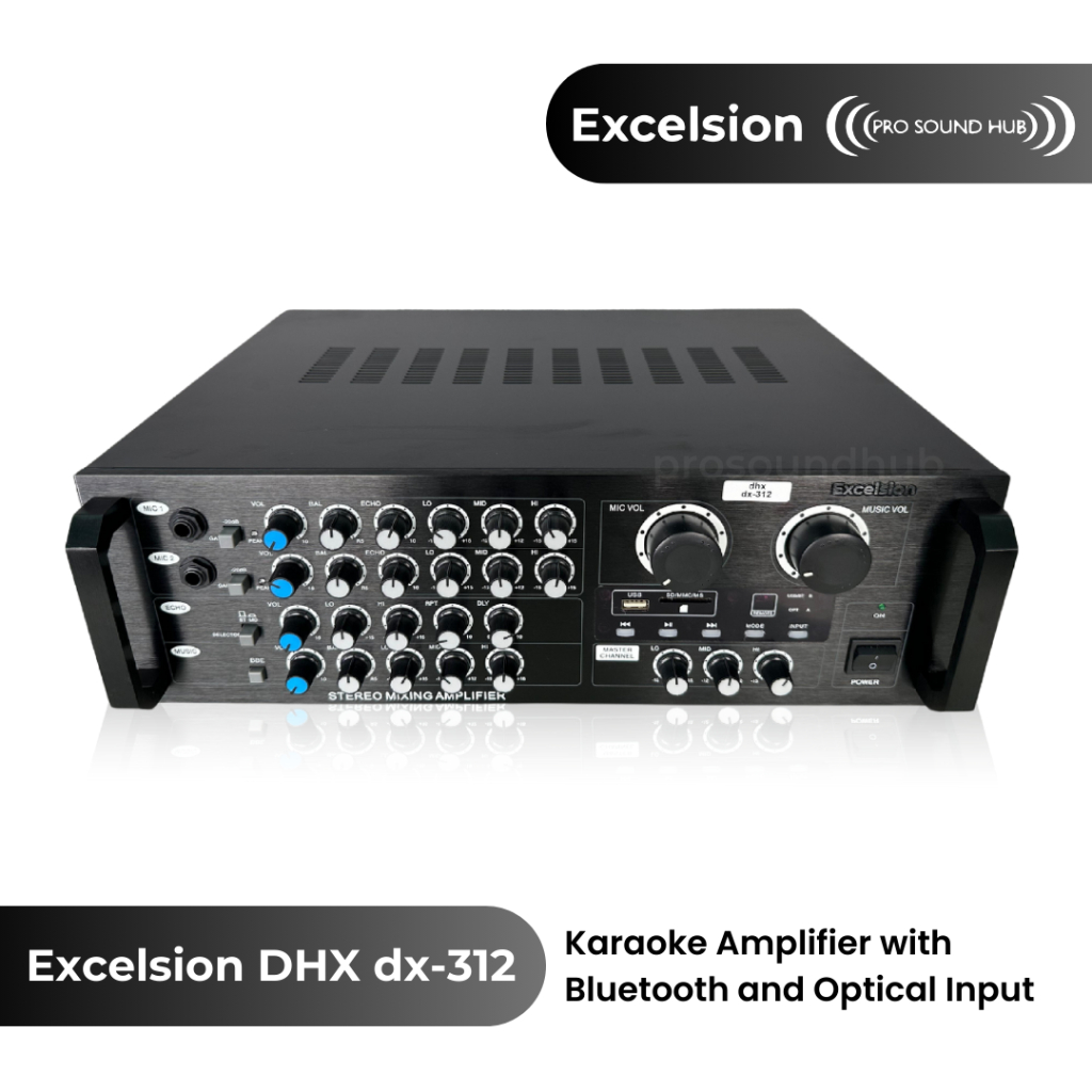 Jual Amply Karaoke Power Amplifier Mixer Ampli 440 Watt 2 Channel ...