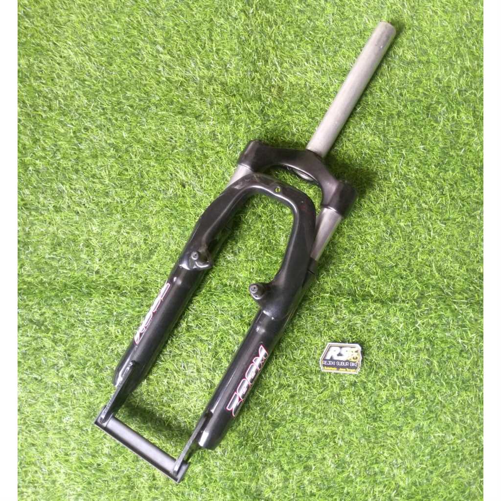 Jual fork Zoom 24 inch OS oversize non drat threadless steel | Shopee ...