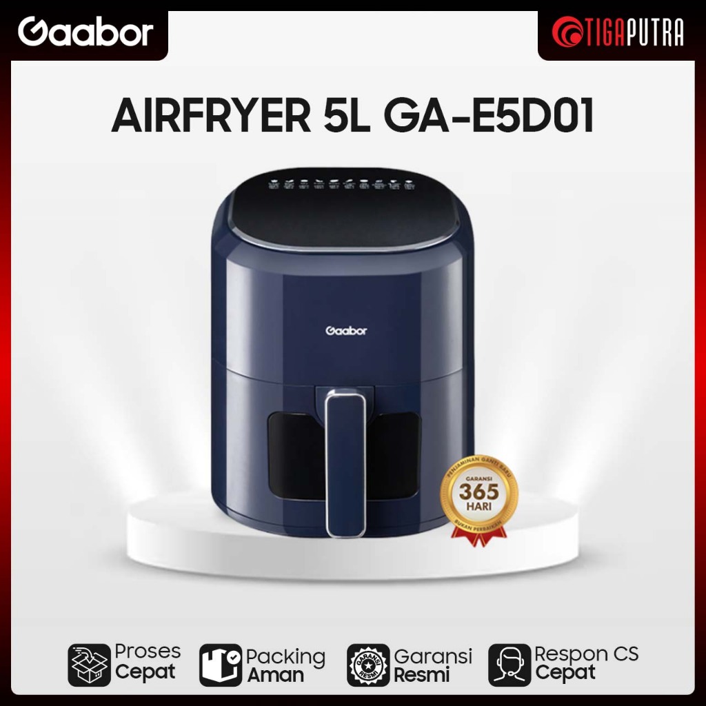 Jual GAABOR AIRFRYER 5L GA-E5D01 (Air Fryer 5L Anti Lengket) | Shopee ...