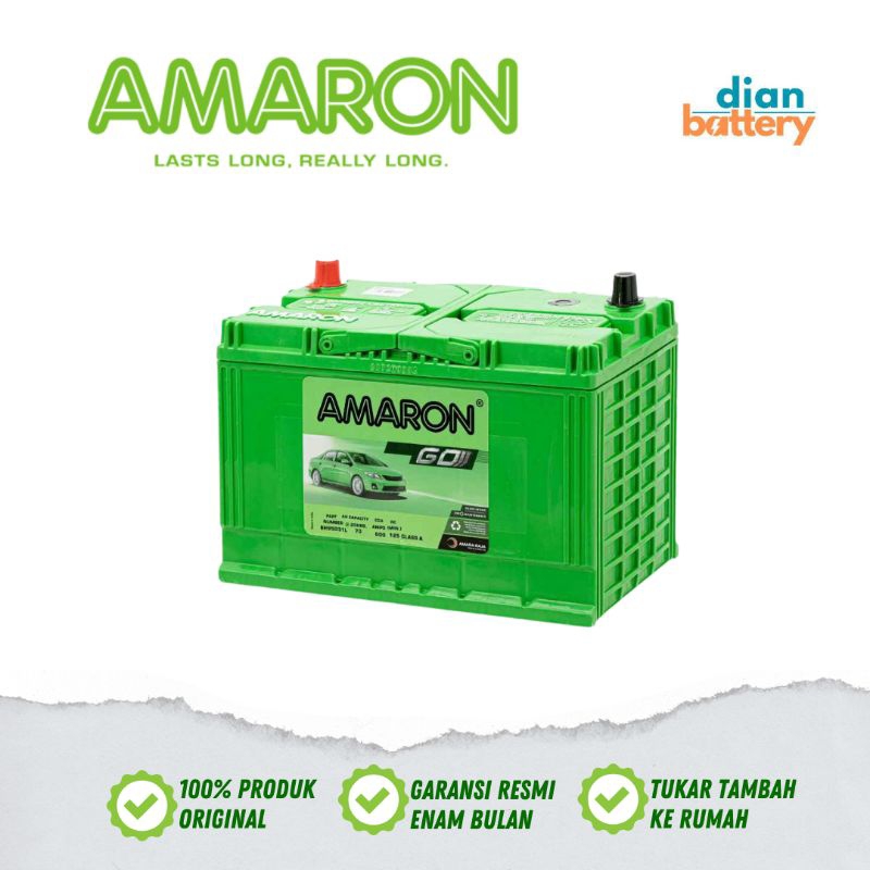 Jual Aki Mobil Pajero Sport AMARON GO 95D31L Accu Kering NX120-7L (80Ah) | Shopee Indonesia