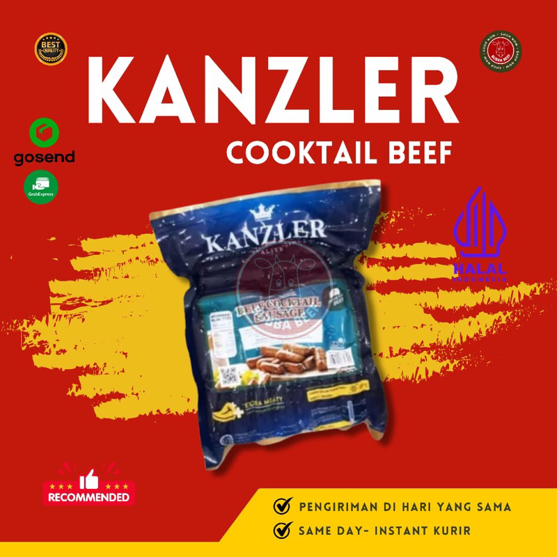 Jual Sosis Kanzler Beef Cocktail | Kanzler Beef Cocktail Sausage ...
