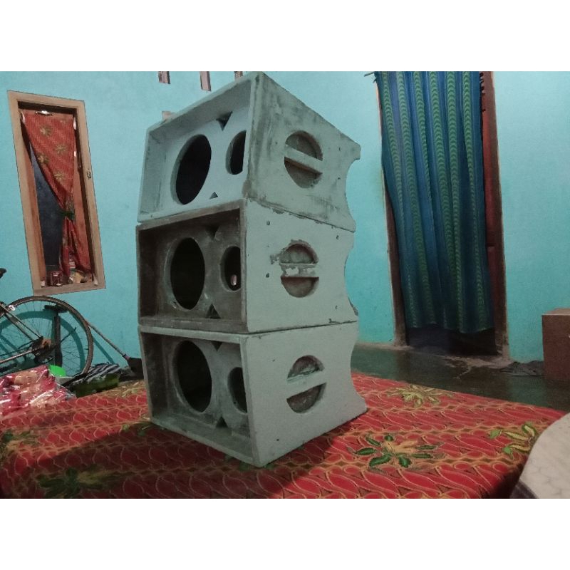 Jual box spiker line array singgle twetter bulat/box spiker miniatur 4 ...