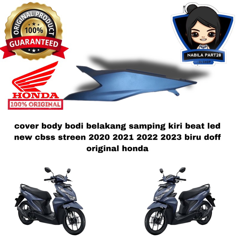 Jual cover body bodi belakang samping kiri beat led new cbss streen ...
