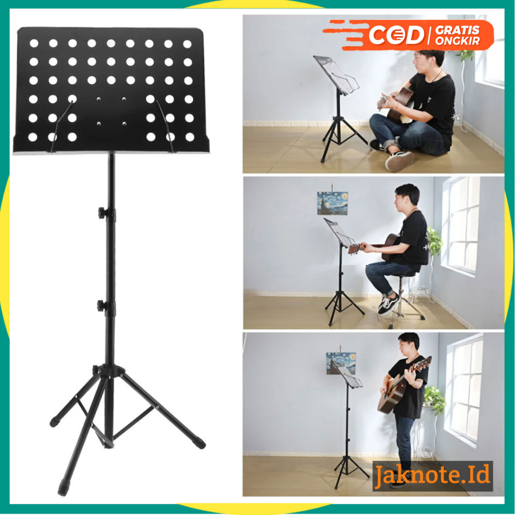 Jual Stand Partitur Sheet Musik Stand Tempat Naskah TaffSTUDIO | Shopee ...