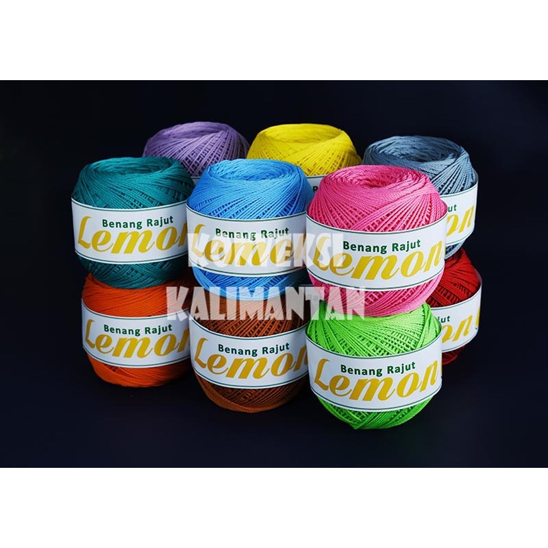 Jual Benang Rajut Polyester Merk Lemon | Shopee Indonesia
