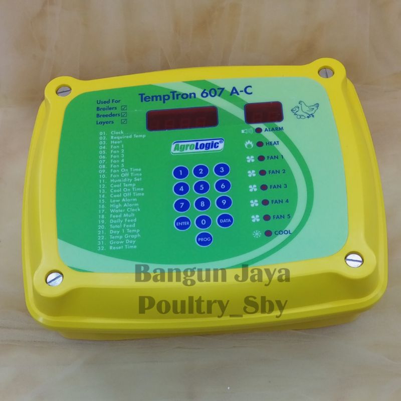 Jual TEMPTRON 607AC/CONTROLLER/PENGATUR SUHU/ALAT TERNAK AYAM | Shopee ...