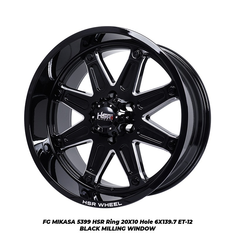 Jual Velg Mobil Original Design HSR FG MIKASA R20 Lebar 10 PCD 6x139,7 Cocok Buat Mobil Hilux DC ...