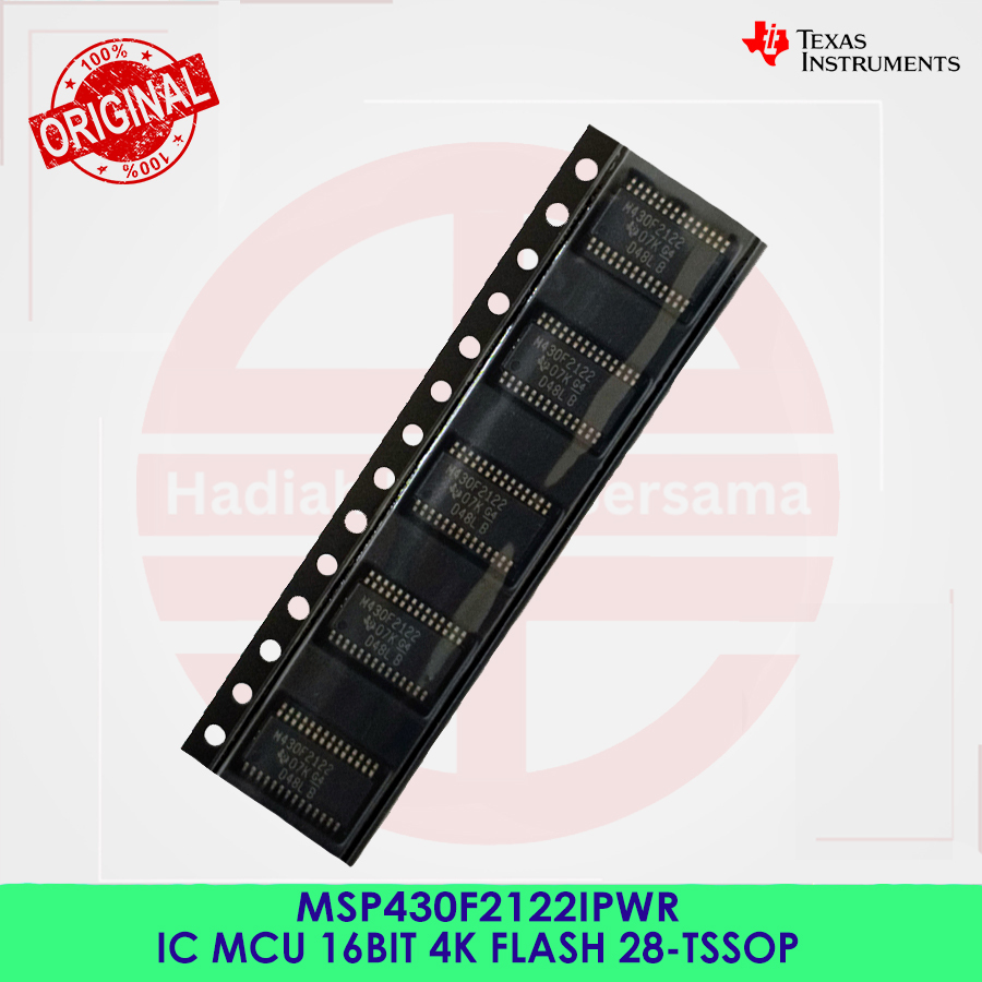 Jual MSP430F2122IPWR IC Ultra Low Power Microcontroller 16 BIT 4K Flash ...