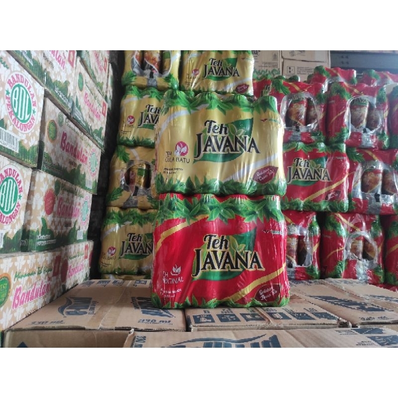 Jual Teh Javana Botol Pet 350 ml 1 pack isi 12 pcs | Shopee Indonesia