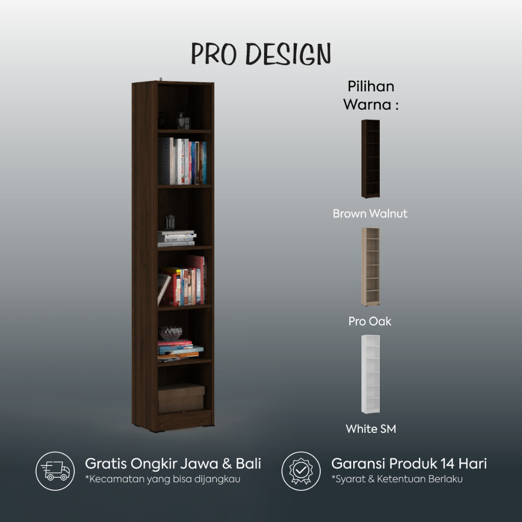 Jual Pro Design Aquila L 40 Neo Rak Buku / Rak Serbaguna / Rak Display ...