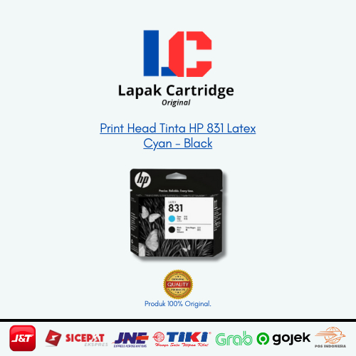 Jual Print Head Tinta HP 831 Latex Cyan - Black | Shopee Indonesia