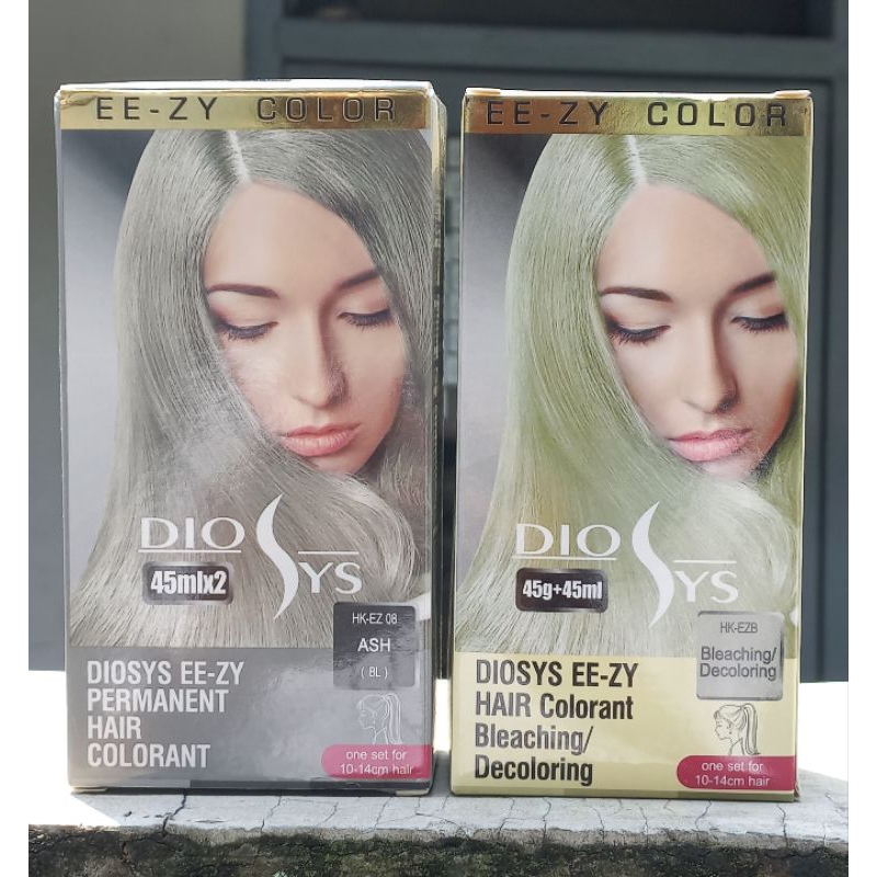 Jual Diosys Hair Color ash+Bleaching 45Mlx2 | Shopee Indonesia