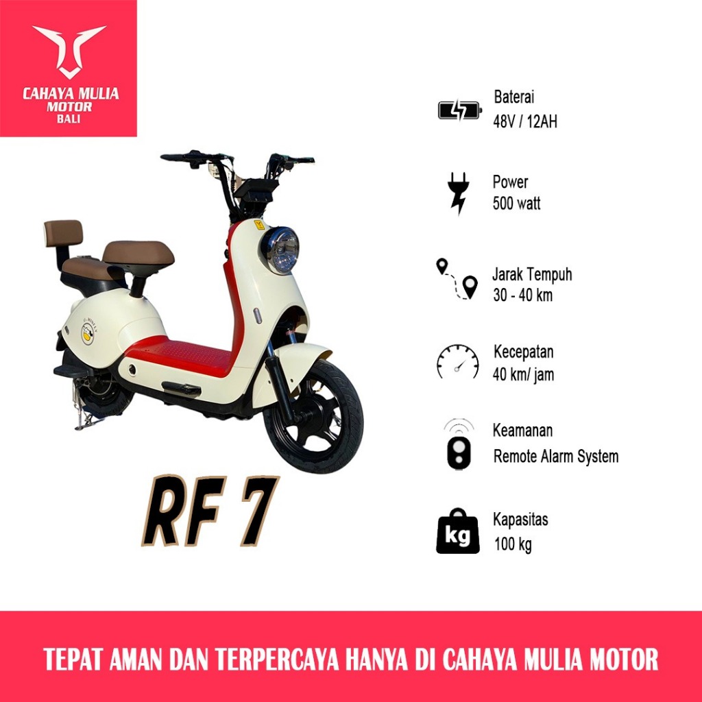 Jual SEPEDA LISTRIK RF7/MOTOR LISTRIK/SEPEDA/MOTOR | Shopee Indonesia