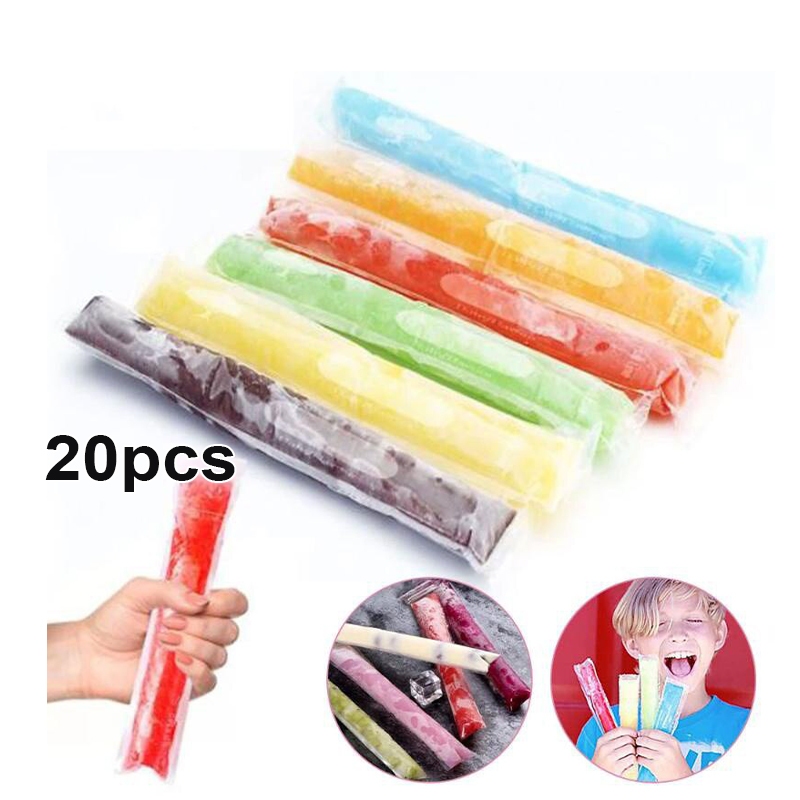 Jual Kantong Plastik Pe Es Lilin 20pcs Plastik Es Bonbon Plastik Es Pensil Shopee Indonesia