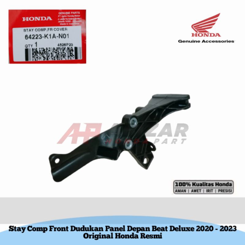 Jual 64223-K1A-N01 Stay Comp Front Dudukan Panel Depan Beat Deluxe 2020 - 2023 Original Honda ...