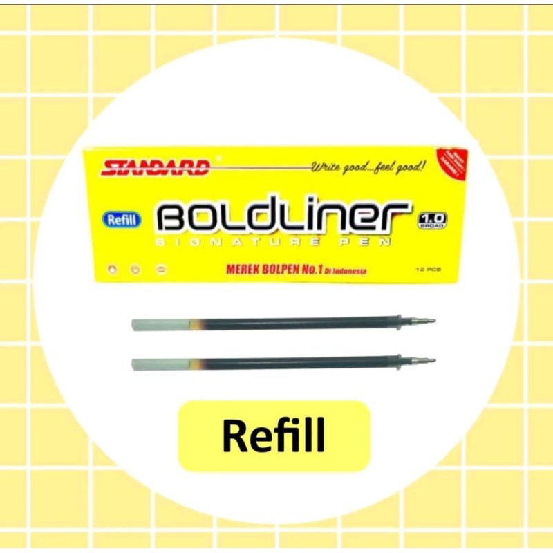 Jual Refill Ballpoint Standard Boldliner (1PAK) | Shopee Indonesia