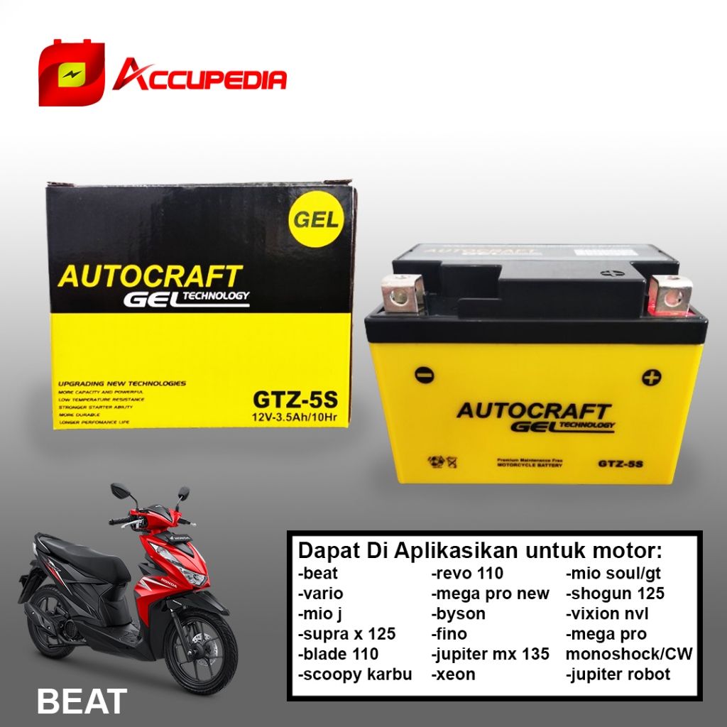 Jual Aki motor murah honda vario 110 , supra x 125, revo shogun 125 ...