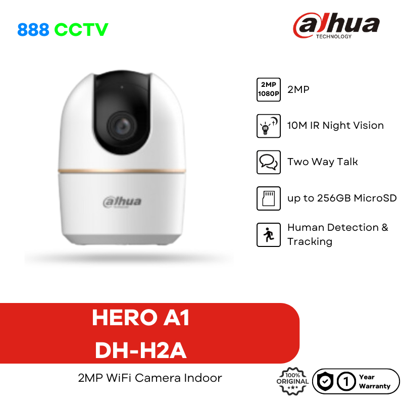Jual Camera Wifi Dahua Hero A1 2mp Smart Cctv Wireless Ip Camera Indoor