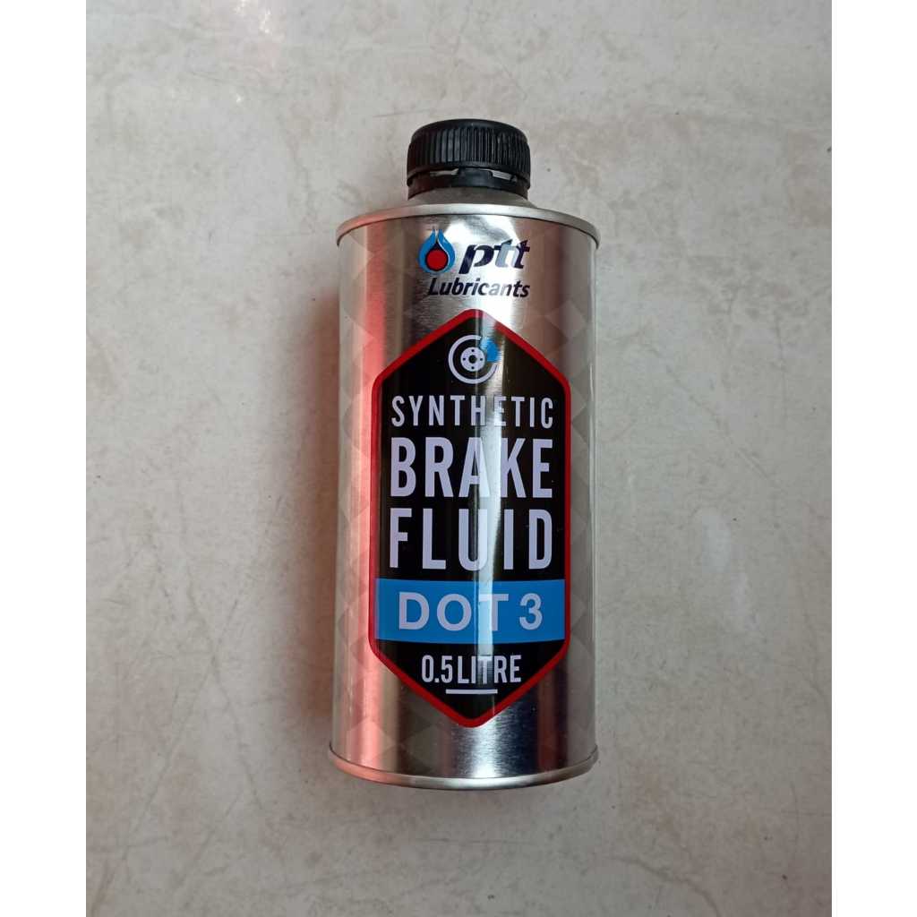 Jual PTT Lubricants Synthetic Brake Fluid DOT 3 DOT4 [0,5L] | Shopee Indonesia