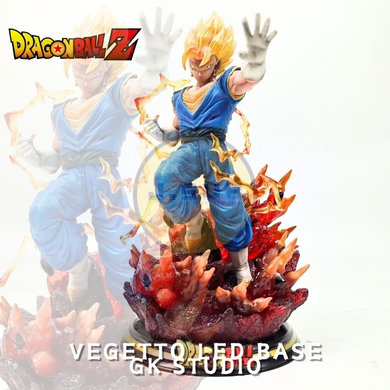 Jual Action Figure Vegito GK Statue DragonBall DBZ LED Base | Shopee ...