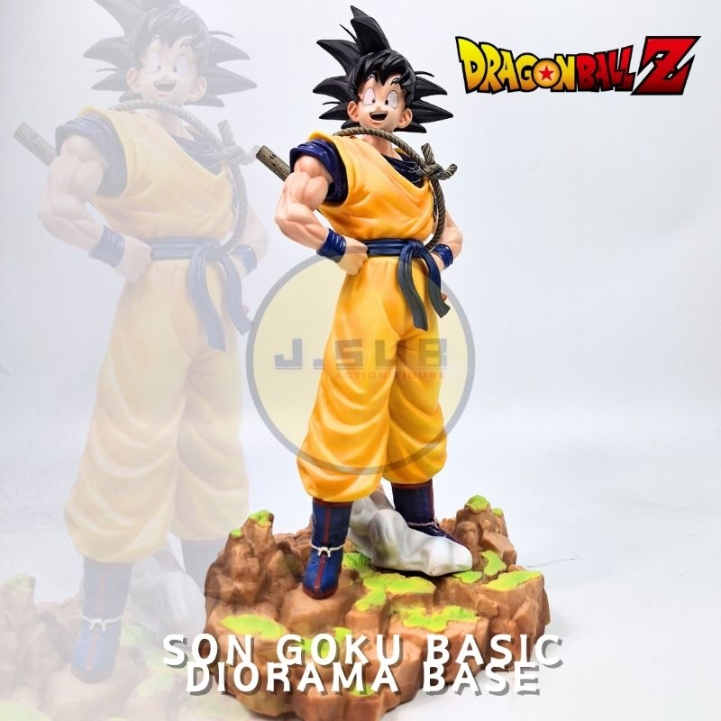 Jual Action Figure Son Goku Basic Statue DragonBall DBZ Diorama Base ...