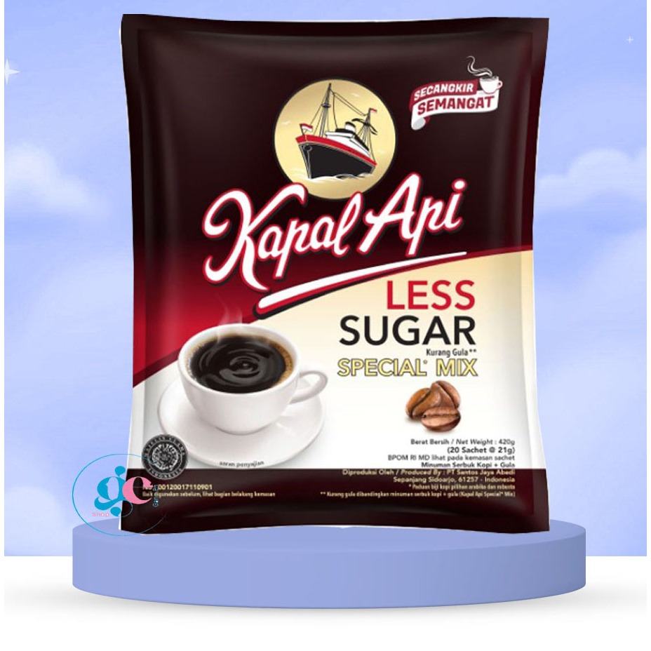 Jual Kapal Api Kopi Susu Polybag 20 x 31 Gr - Kapal Api Special Mix ...