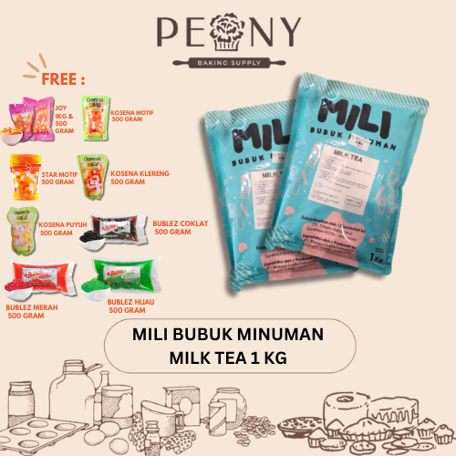 Jual MILI BUBUK MINUMAN MILK TEA 1 KG | Shopee Indonesia