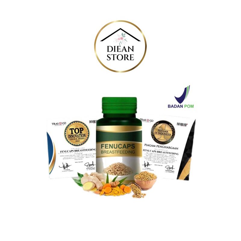 Jual FENUCAPS ASI BOOSTER SEGEL 30 & 100 KAPSUL | Shopee Indonesia