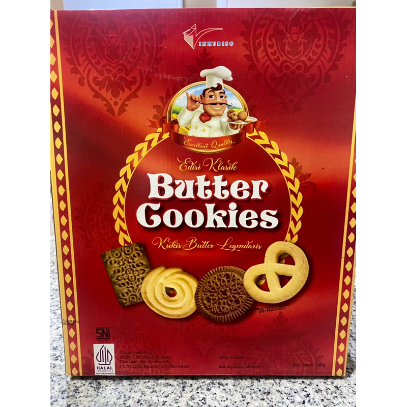 Jual Butter Cookies Kukis Butter Legendaris Inkubisc 8 kotak 2400gram ...