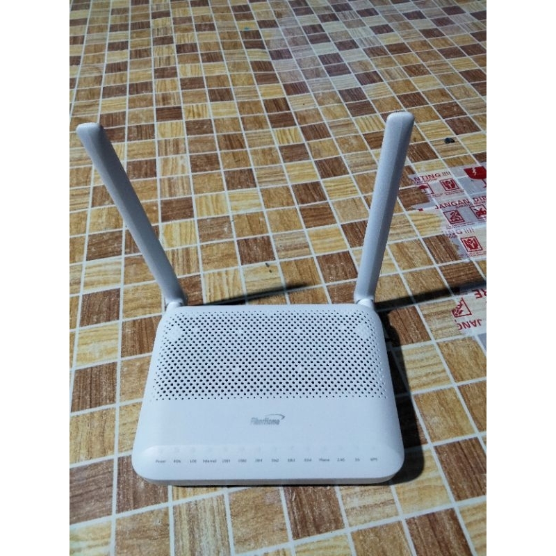 Jual Fh 5G DualBand HG6145D2 fiberhome unit + adaptor Port biru ...