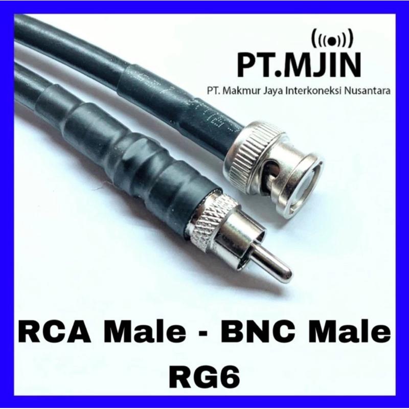 Jual Kabel Jumper RG6 BNC Male ke RCA Male Panjang 20 meter | Shopee Indonesia