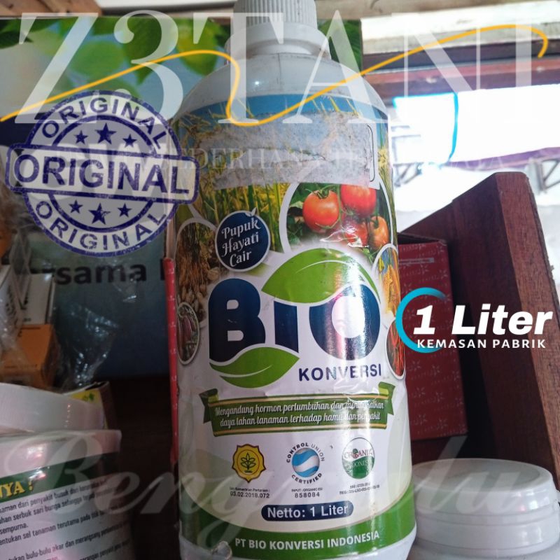 Jual BIO konversi 1 L Pupuk Lengkap Hayati Cair Semua Tanaman Original ...