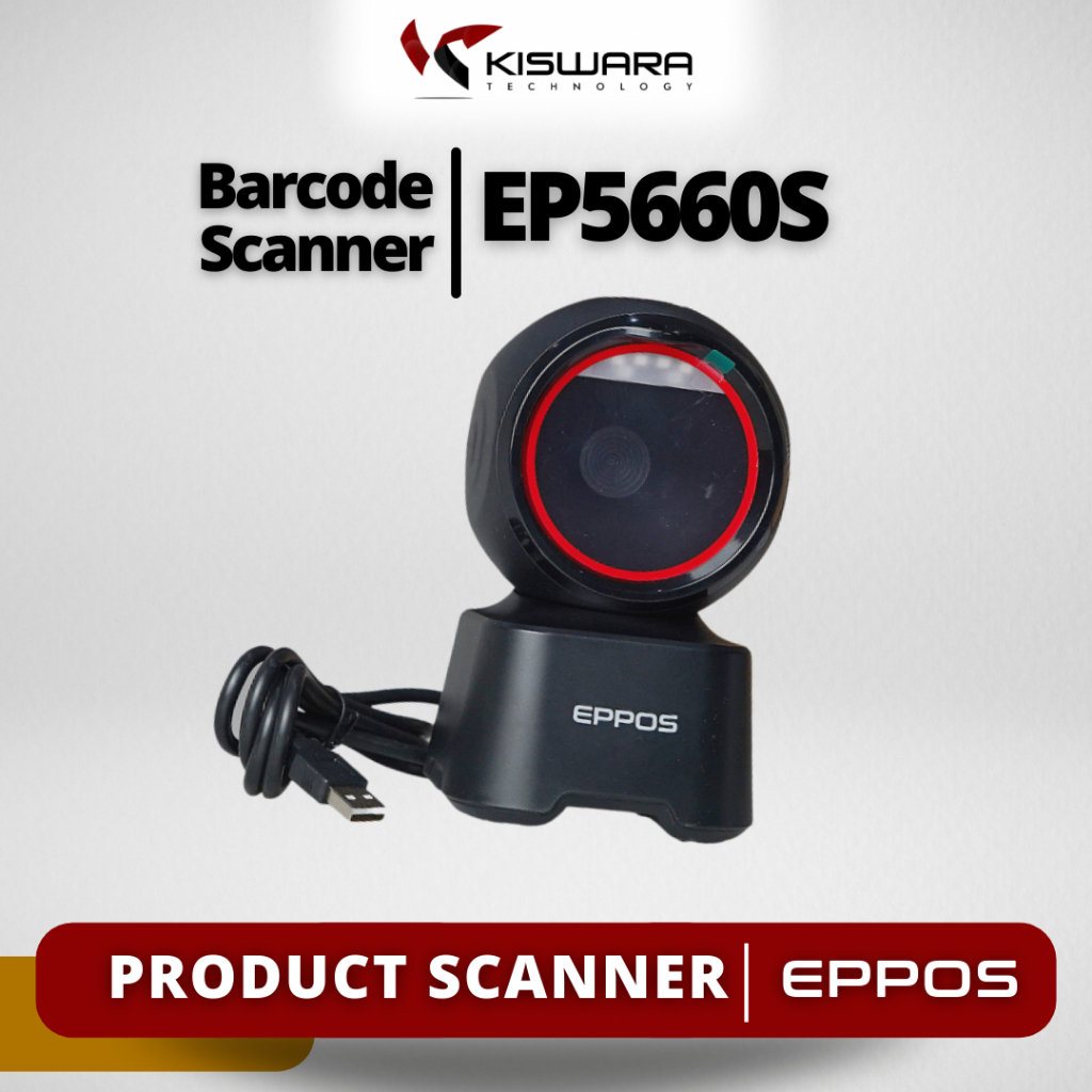 Jual Omni Barcode Scanner EPPOS 1D/2D EP5660S - AutoScan [CMOS ...
